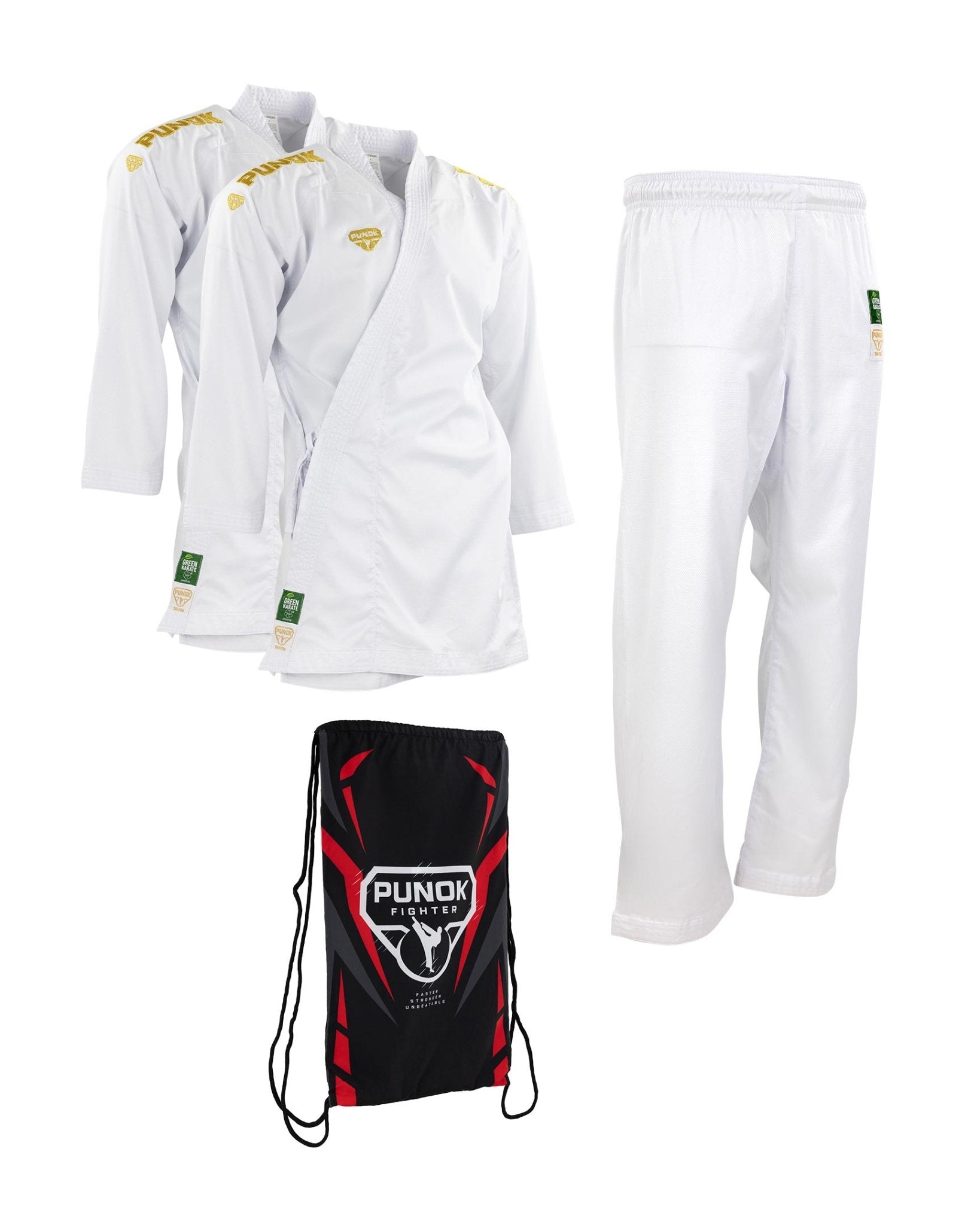 Punok Takyon Gold Kumite Gi Set | New From Century Martial Arts