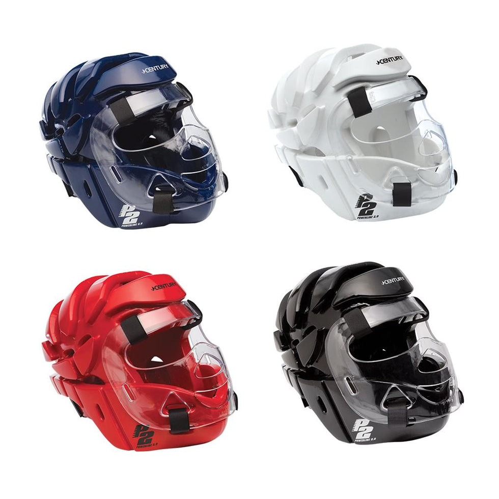 P2 Full Face Headgear with Shield | Headgear From Century Martial Arts